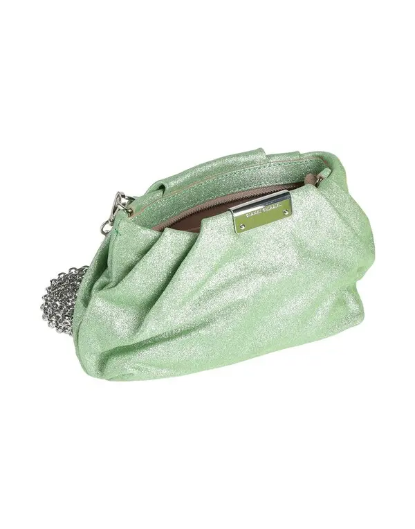 GIANNI CHIARINI Metallic Leather Clutch Bag