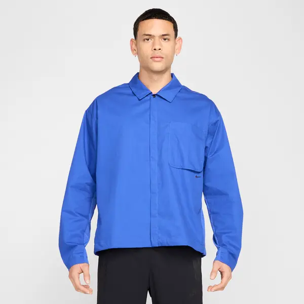 Nike Sportswear Tech Button-down Top - Blue