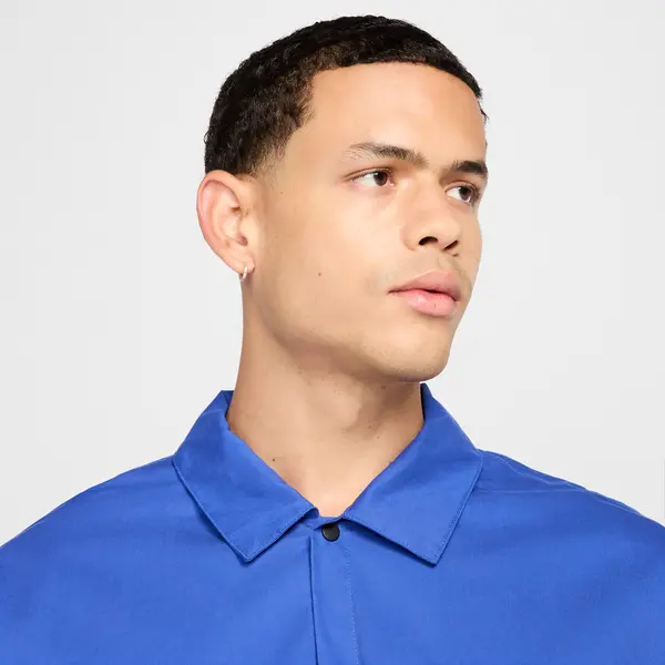 Nike Sportswear Tech Button-down Top - Blue