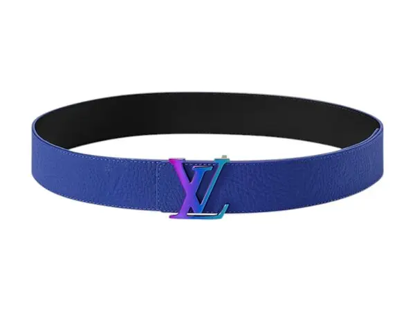 LOUIS VUITTON Initiales Reversible 40 Mm Belt - Blue/black