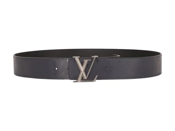 LOUIS VUITTON Initiales 40mm Reversible Belt - Black/navy Blue