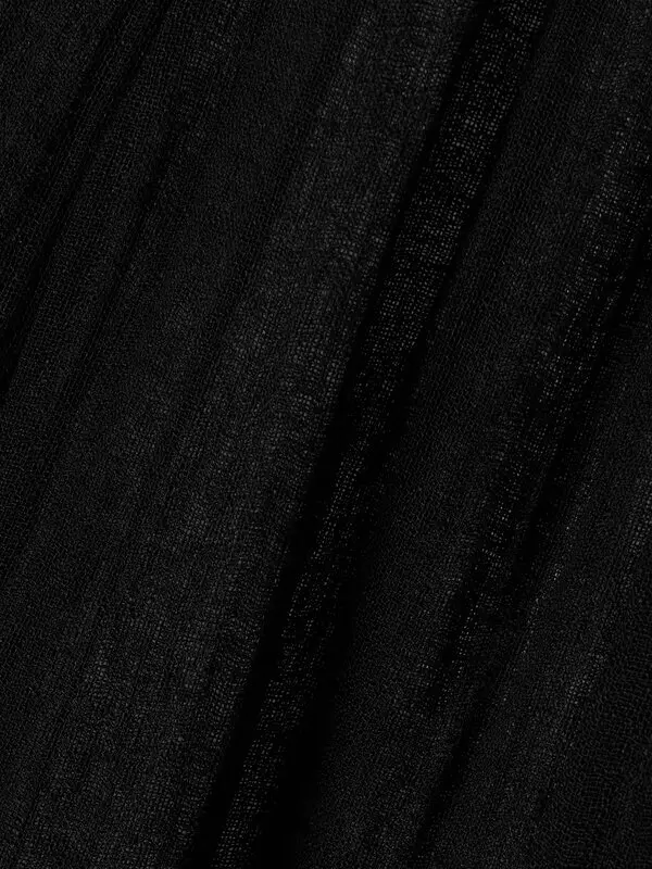 Lisa Marie Fernandez Embellished Belted Wide-leg Pants - Black