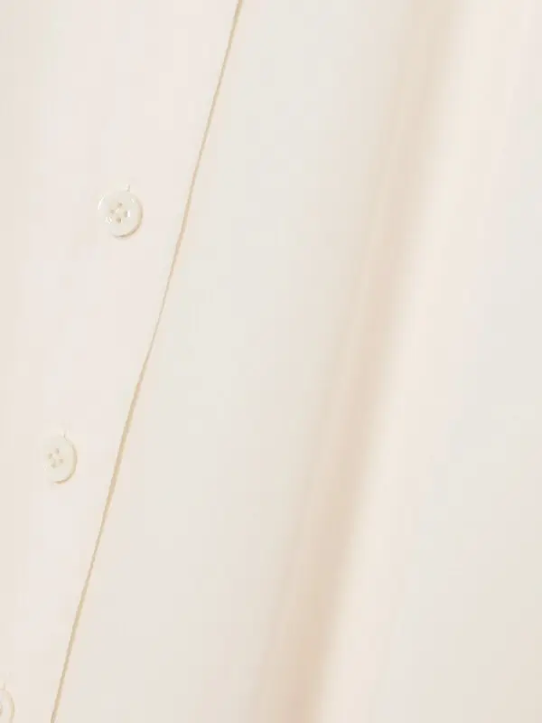 FRAME Striped Silk-crepe Shirt