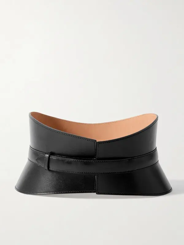 Alaïa Leather Waist Belt - Black