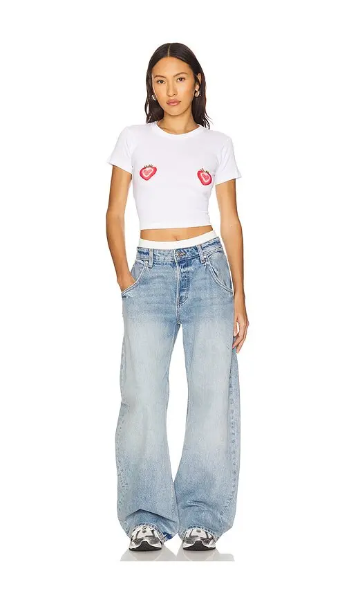 LOVERS AND FRIENDS Strawberry Hearts Tee