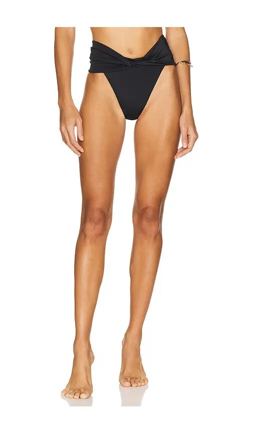 Agua Bendita Lily Bikini Bottom - Black