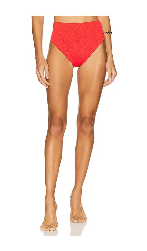 VIX PAULA HERMANNY Bela Hot Pants Full - Firenze Ruby & Eyelet