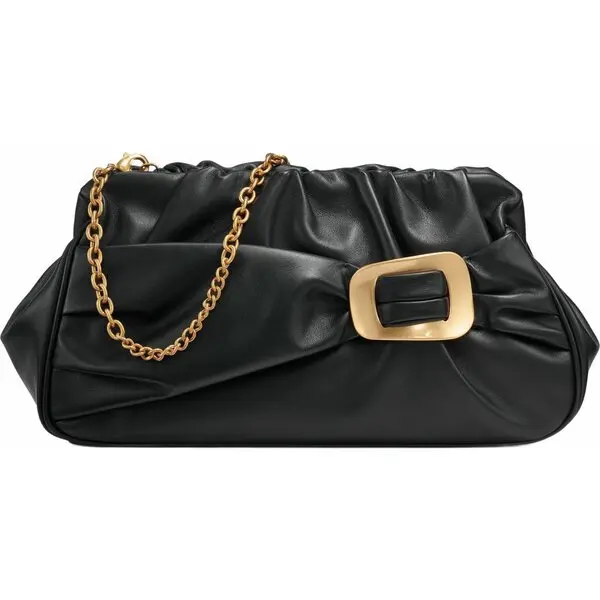 Donna Karan New York Bella Clutch - Black/gold