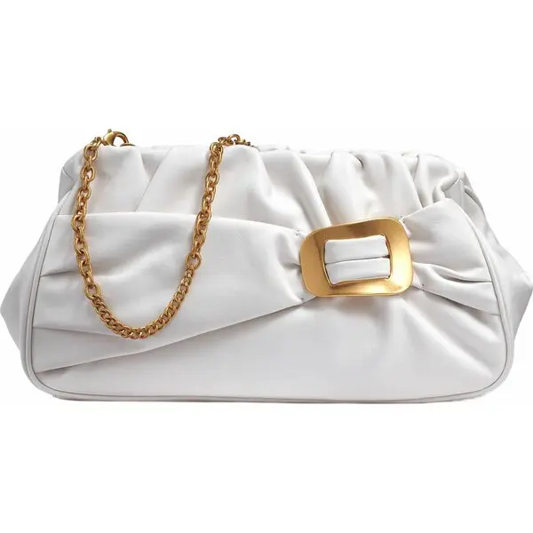 Donna Karan New York Bella Clutch - Brilliant White