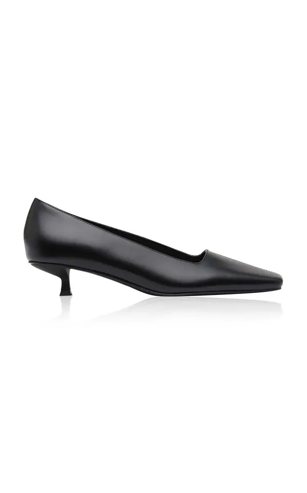 ST. AGNI Leather Pumps - Black