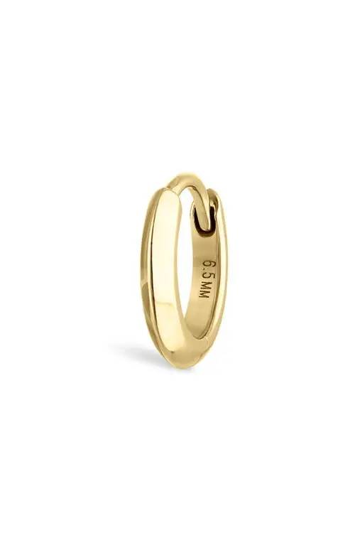 MARIA TASH Vertex Single Hoop Earring - Yellow Gold