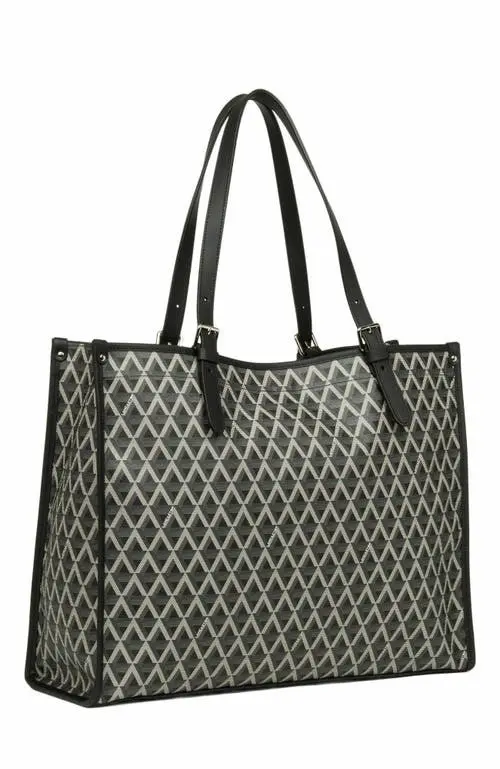 LANCASTER L Ikon Large Tote - Noir