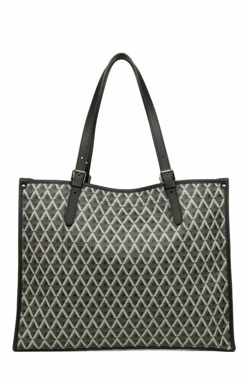 LANCASTER L Ikon Large Tote - Noir