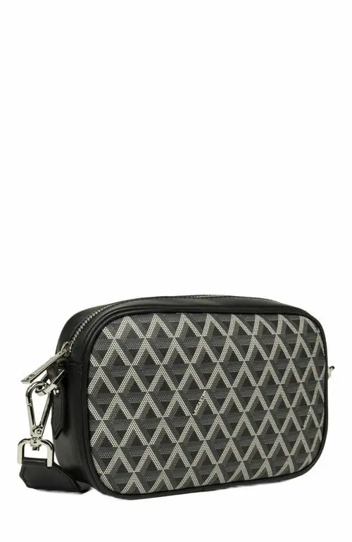 LANCASTER Ikon It Zipped Crossbody Bag - Noir