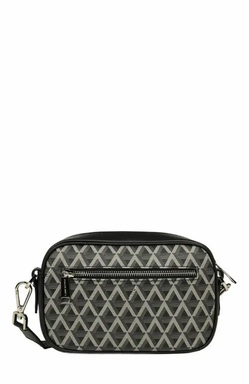 LANCASTER Ikon It Zipped Crossbody Bag - Noir