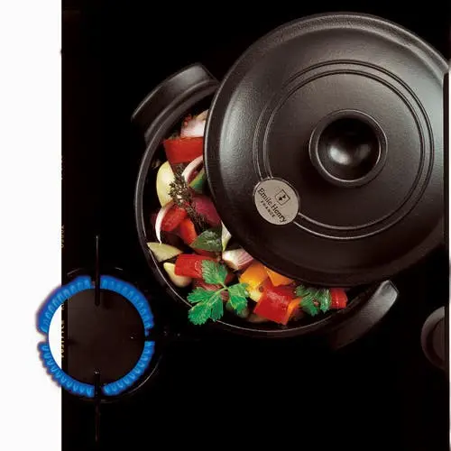 EMILE HENRY Flame Round Stewpot Dutch Oven - Charcoal
