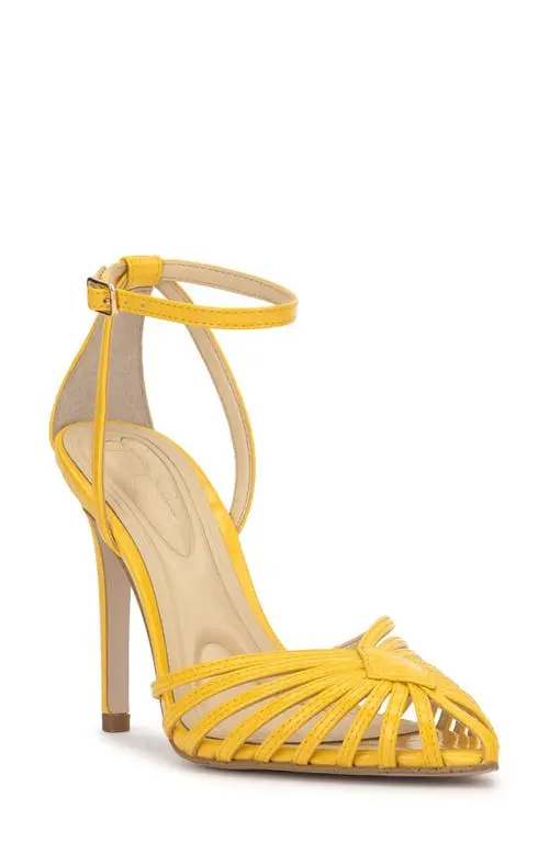 Jessica Simpson Paveri Pointed Toe Pumps - Golden Lemon