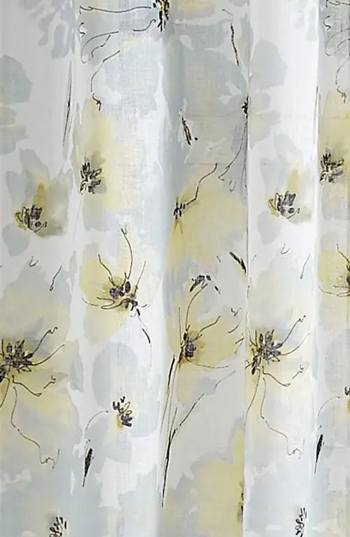 Dkny Modern Bloom Curtain Panel - Yellow