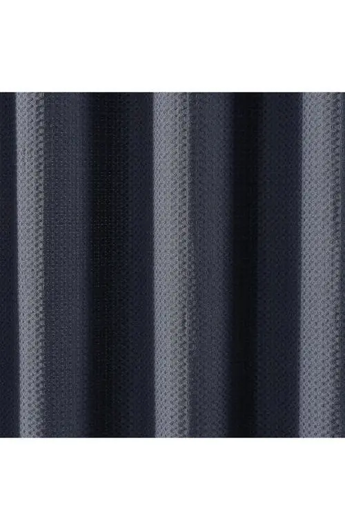 Dkny Modern Waffle Stitch Cotton Shower Curtain