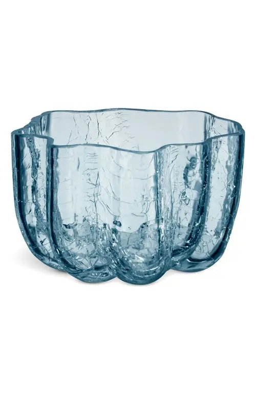KOSTA BODA Small Crackle Bowl - Blue