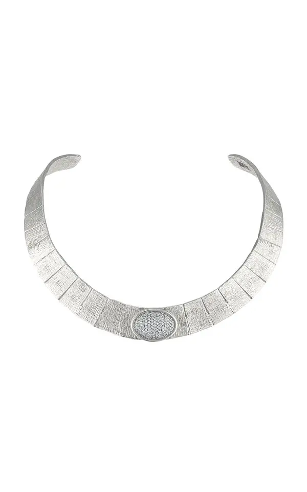 Juju Vera Athena Sterling Diamond Necklace