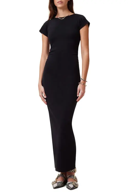 ALLSAINTS Katarina Slim Fit Cap Sleeve Maxi Dress