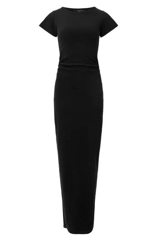 ALLSAINTS Katarina Slim Fit Cap Sleeve Maxi Dress