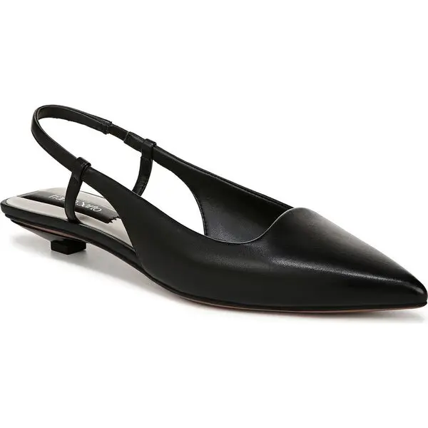 Franco Sarto Palmira Slingback Pointed Toe Pump - Black