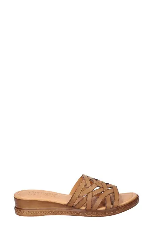 EASY WORKS BY EASY STREET Edda Slide Sandal - Cognac