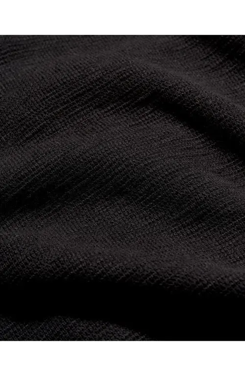 Billy Reid Slub Tuck Henley - Black