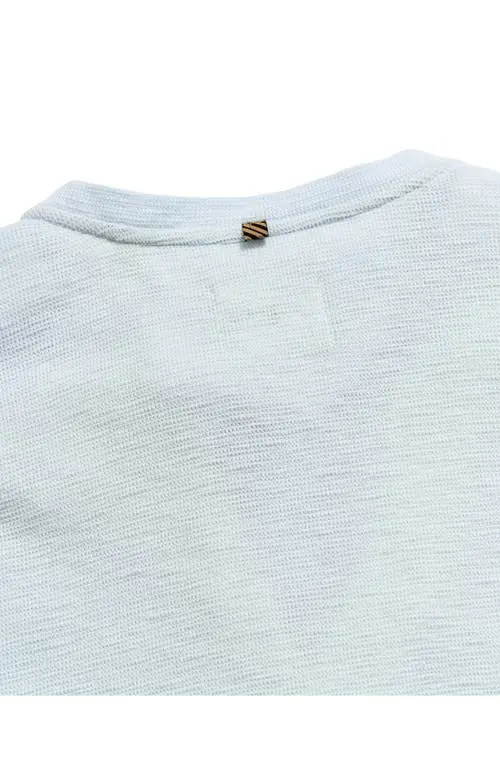 Billy Reid Slub Tuck Henley - Blue