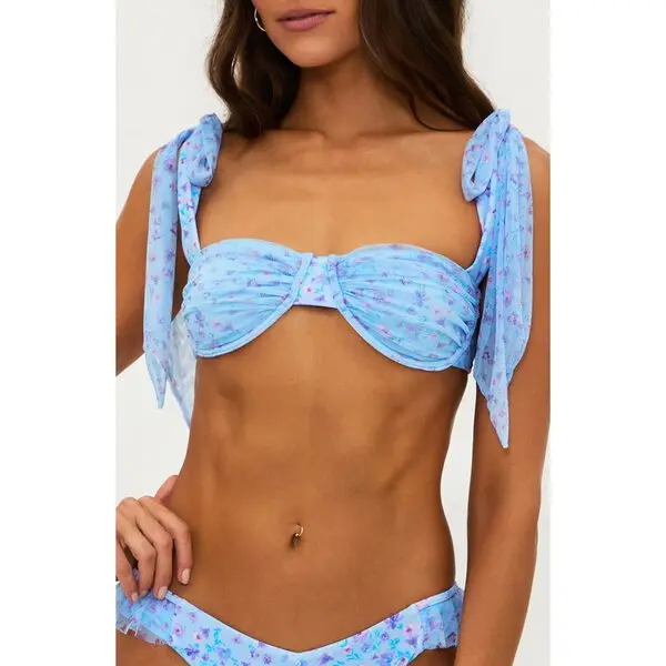 Beach Riot Drea Underwire Bikini Top - Iris Petal