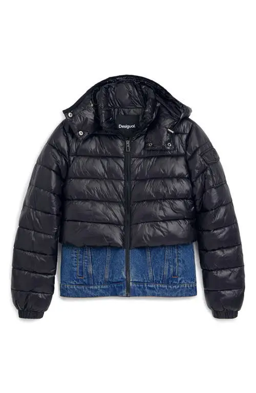 Desigual Mich Layered Puffer Coat