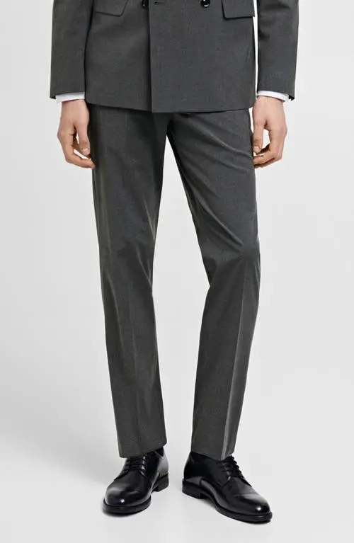 Mango Microstructured Tailored Trousers