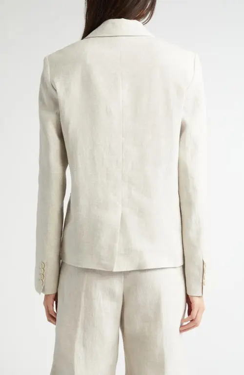 Eleventy Double-breasted Linen-blend Blazer