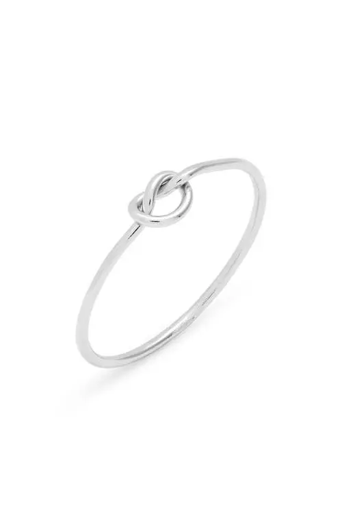 NASHELLE Knot Ring - Sterling Silver