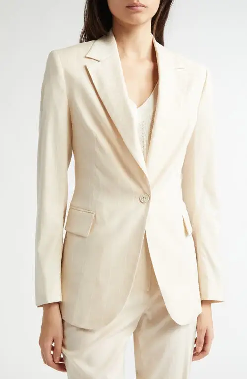 Eleventy Pinstripe Virgin Wool-blend Blazer
