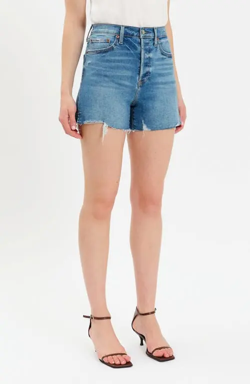 DAZE Bottom Line Denim Shorts