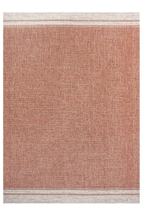 JONATHAN Y Alda Modern Minimalist Mingled Solid Indoor/outdoor Area Rug - Salmon/cream