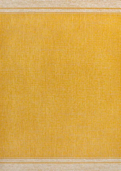 JONATHAN Y Alda Modern Minimalist Mingled Solid Indoor/outdoor Area Rug - Yellow/cream