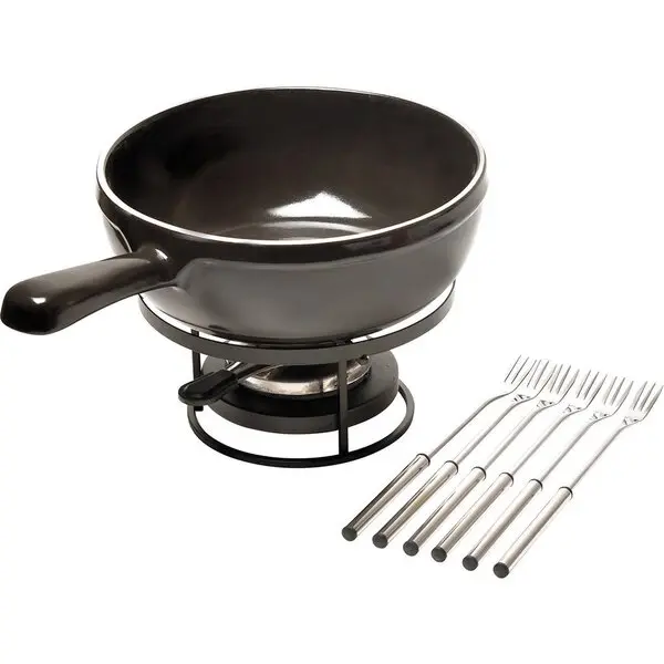 EMILE HENRY Flame Fondue Set - Charcoal