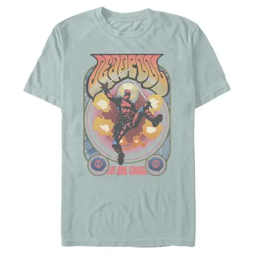 MARVEL No One Cares Retro Poster Graphic T-shirt