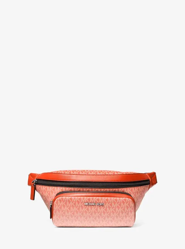 Michael Kors Cooper Small Signature Logo Sling Pack - Red