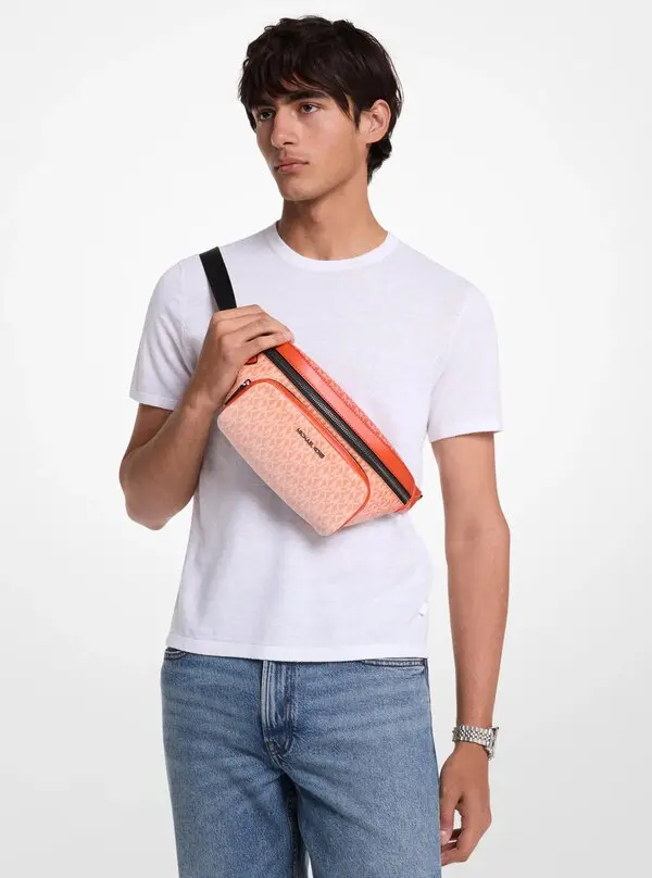Michael Kors Cooper Small Signature Logo Sling Pack