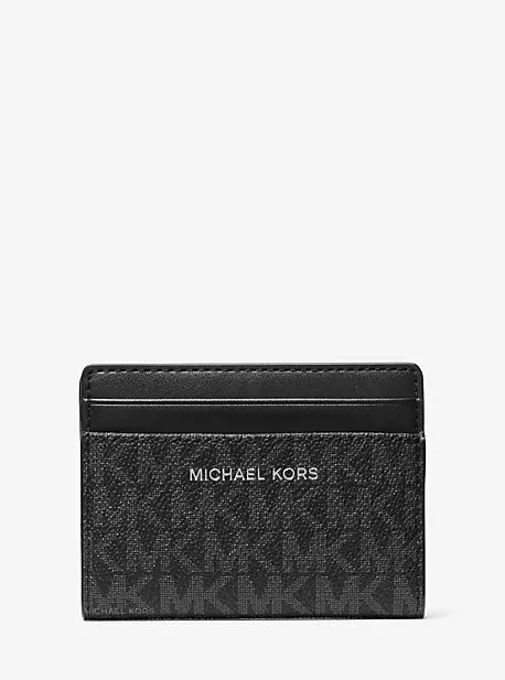 Michael Kors Cooper Signature Logo Bi-fold Wallet - Black