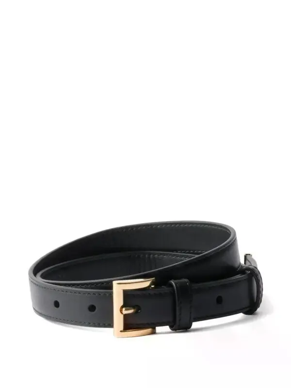 Prada Leather Belt - Black