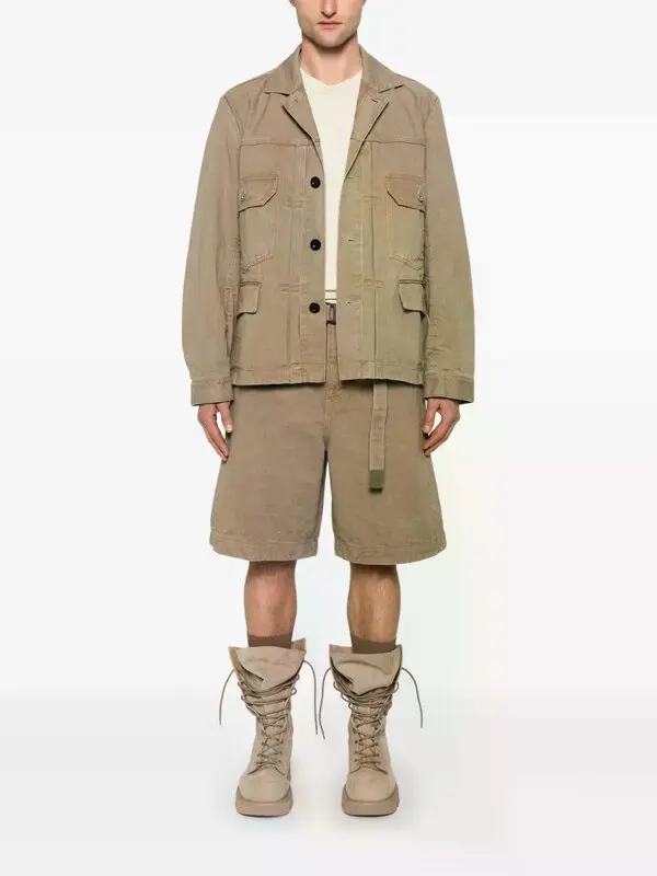 Sacai Denim Shorts - Neutrals