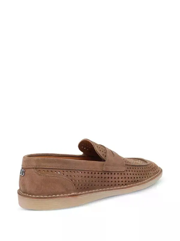 Dolce & Gabbana Calfskin Loafers - Brown