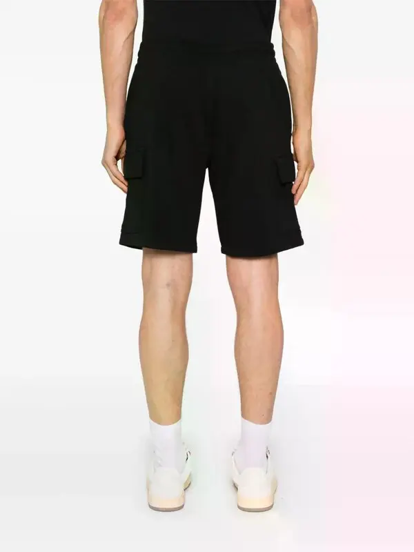 Lacoste Cotton Cargo Shorts - Black