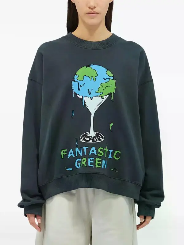 MSGM Graphic-print Sweatshirt